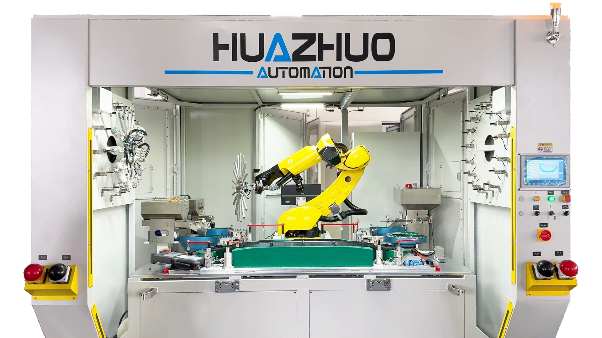 Robot Inserts Clips - Ultrasonic Welding for Automotive Trim